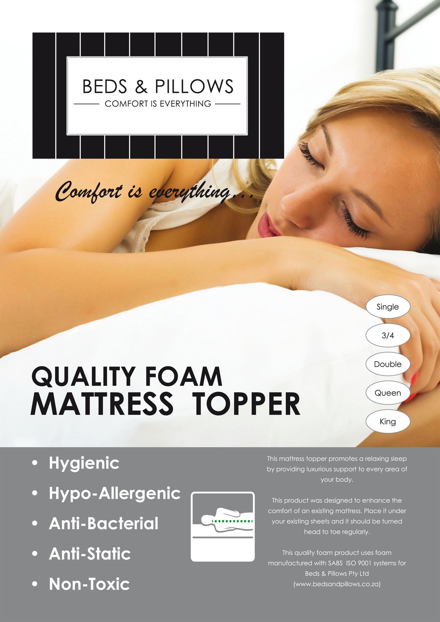 Mattress Topper - Convoluted / Eggbox Foam